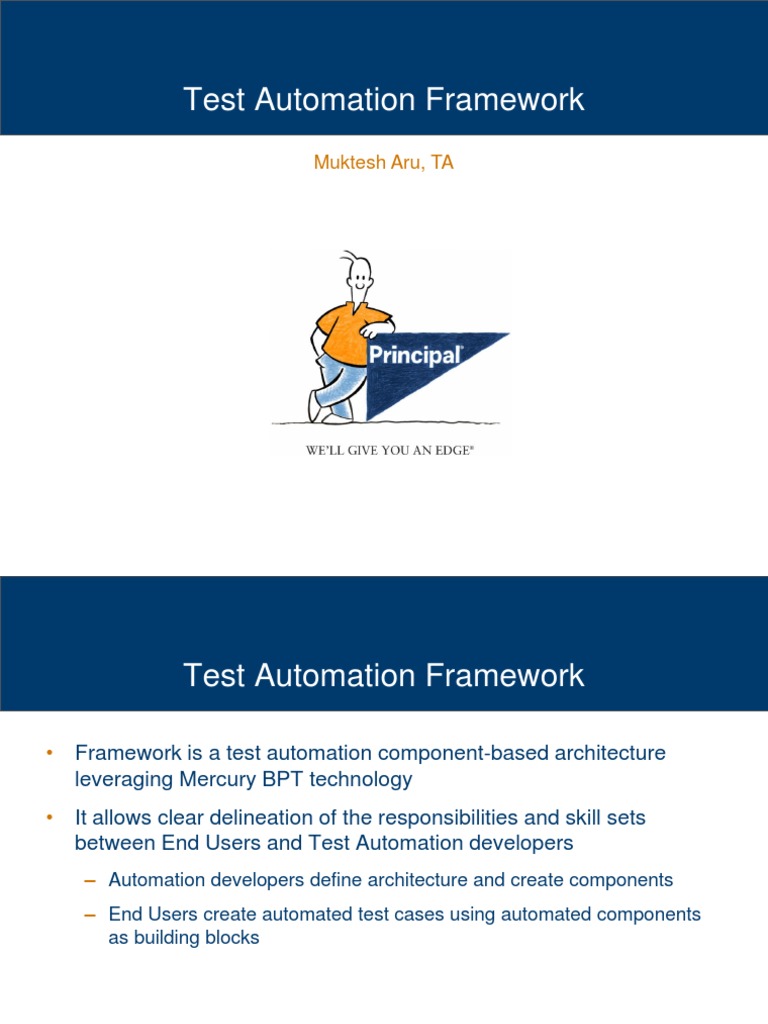 Test Automation Framework | PDF | Automation | Library (Computing)