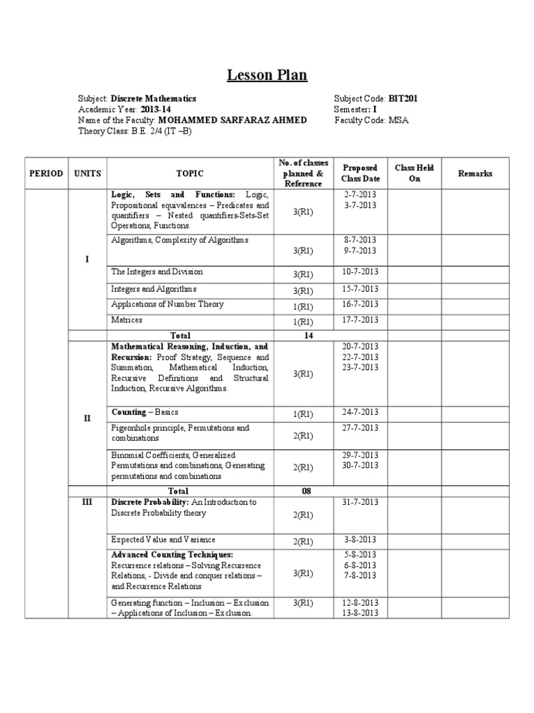 Discrete Mathematics | PDF | Discrete Mathematics | Graph Theory