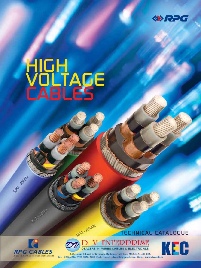 HT XLPE Cables Catalogue PDF | PDF | Cable | Insulator (Electricity)