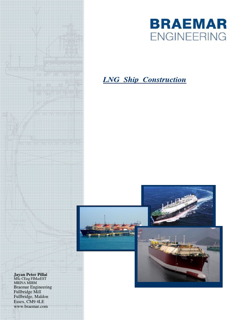 LNG Ship Construction Overview | PDF | Steel | Liquefied Natural Gas