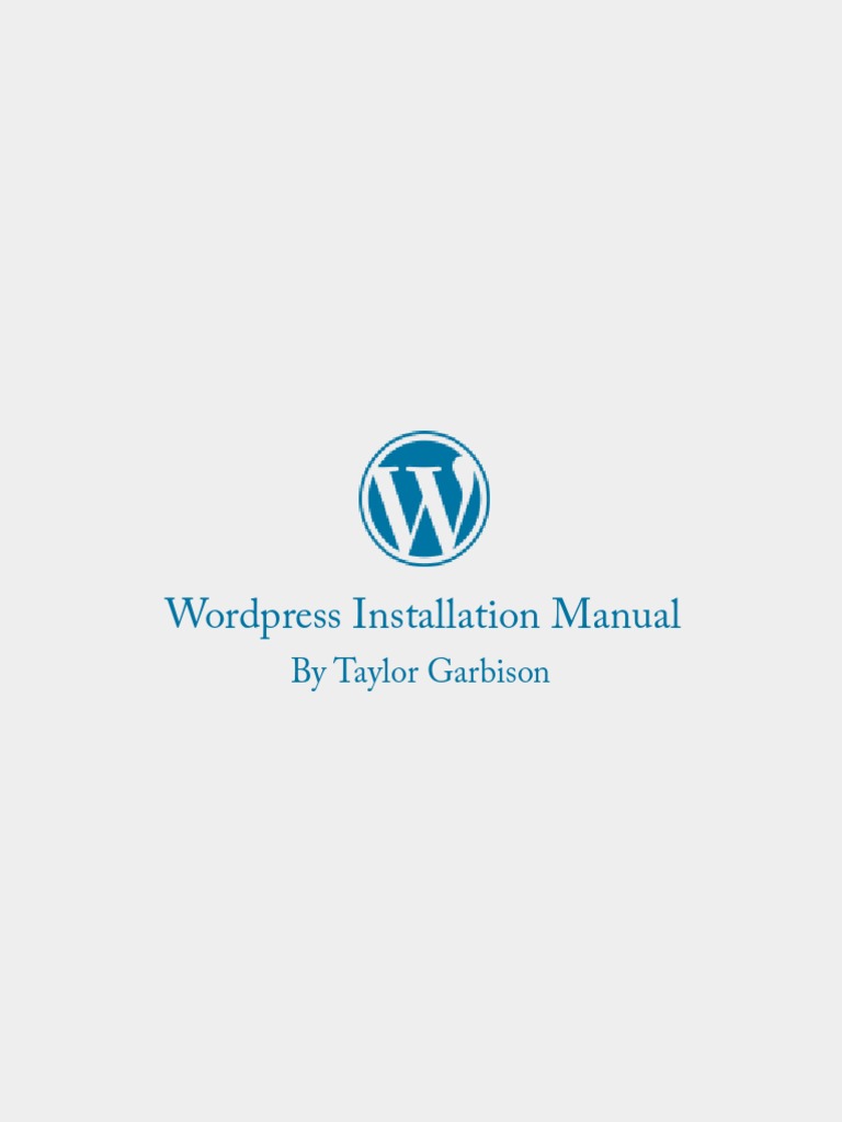 Purdue Wordpress Setup Guide | PDF