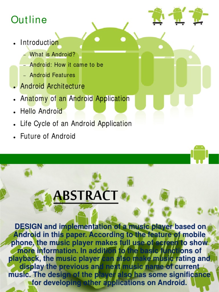 Design and Implementation of Music Player On Android | PDF | Android ...