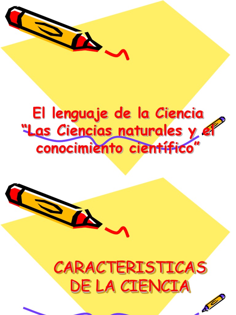 El Lenguaje de La Ciencia ORIGINAL | PDF | Ciencias Naturales | Science