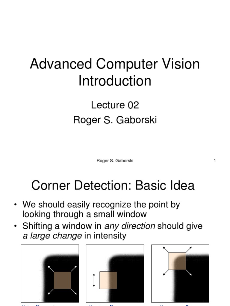 Advanced Computer Vision: Roger S. Gaborski | PDF | Eigenvalues And Eigenvectors | Cybernetics