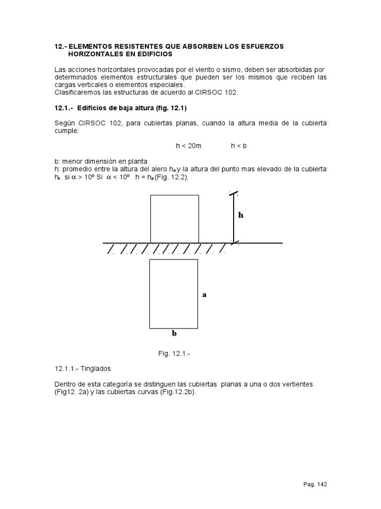 Elementos Estructurales para Esfuerzos Horizontales | PDF | Rigidez | Torre