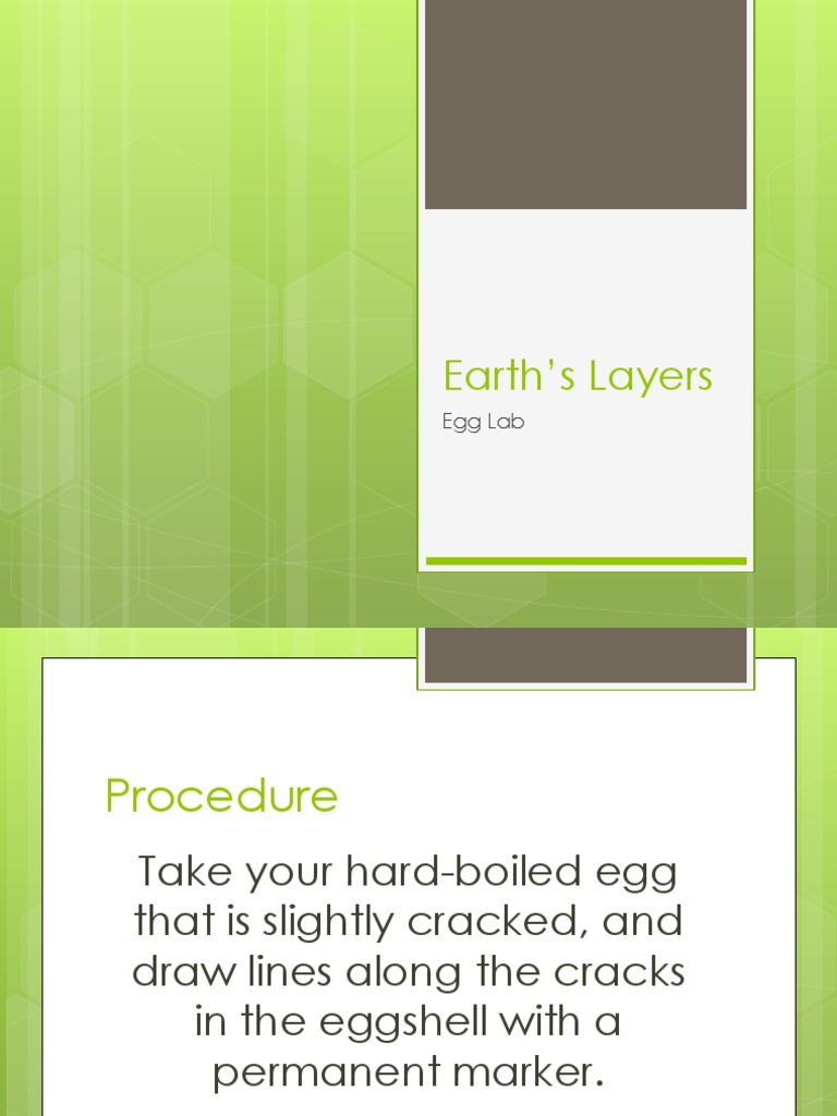Earths Layers Egg Lab | PDF | Crust (Geology) | Plate Tectonics