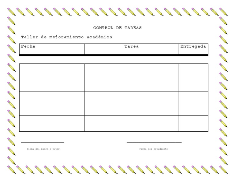 Control de Tareas | PDF