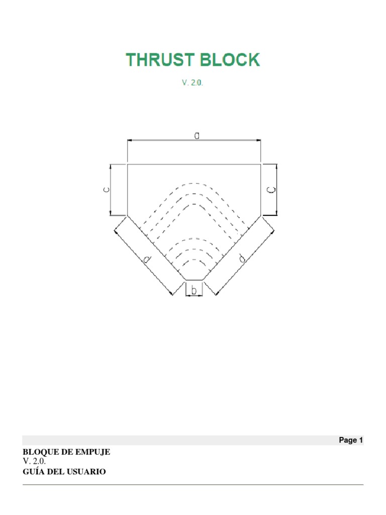 Traduccion de Manual de Thrust Block | PDF | Point and Click | Presión