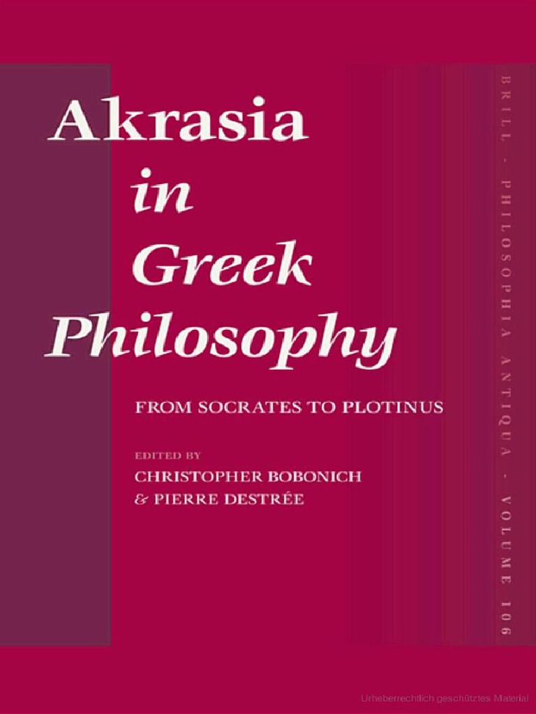 Akrasia PDF | PDF | Plato | Socrates