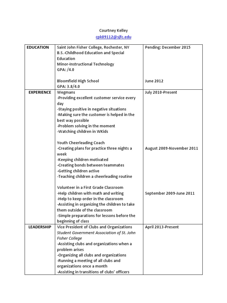 Kelley Resume | PDF