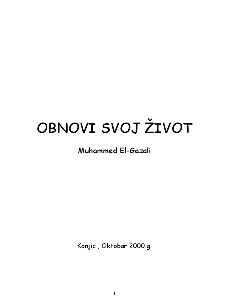 Obnovi Svoj Zivot Pdf Pdf