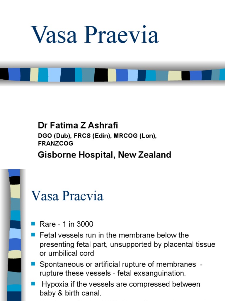 Vasa Praevia | PDF | Fetus | Pregnancy