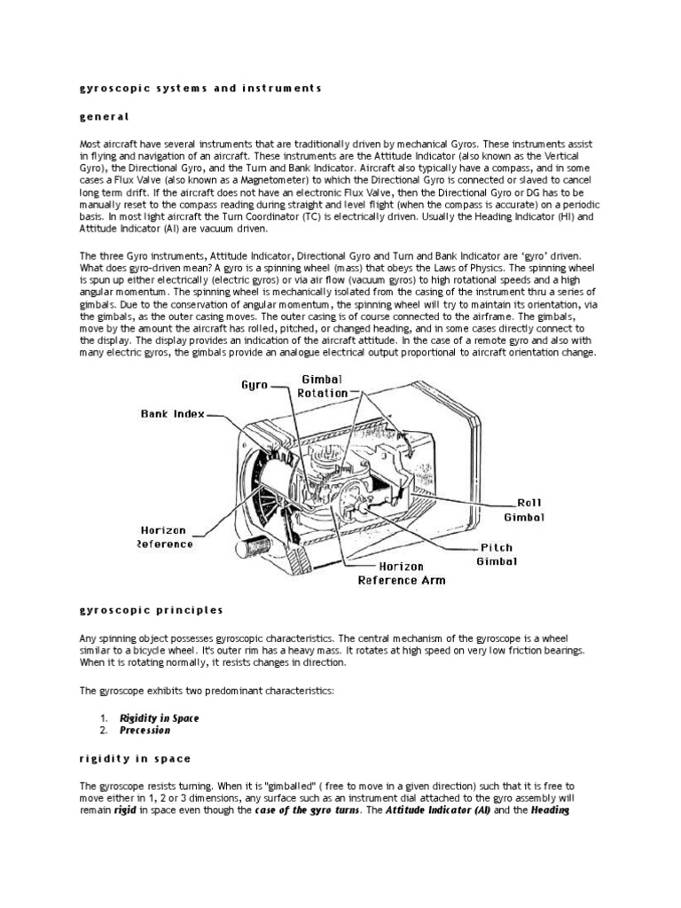 Gyroscopic Systems and Instruments | PDF | Gyroscope | Machines