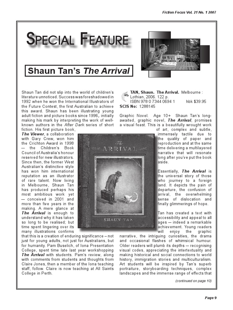 The Arrival PDF | PDF | Picture Book | Narrative