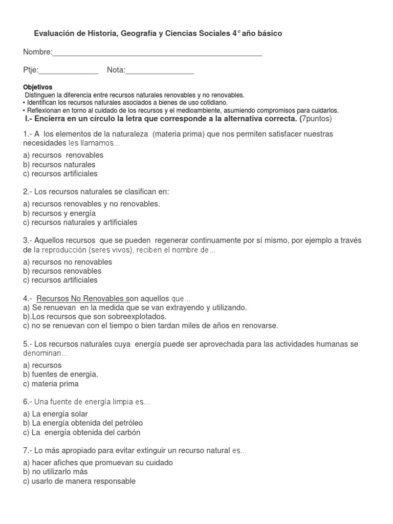 Evaluación de Recursos Naturales en América | PDF | Tecnología ...