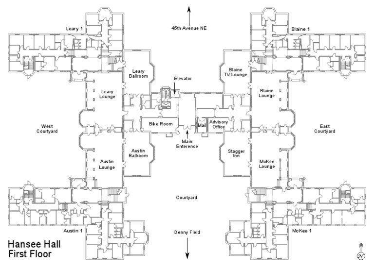 Hansee Hall First Floor Layout | PDF