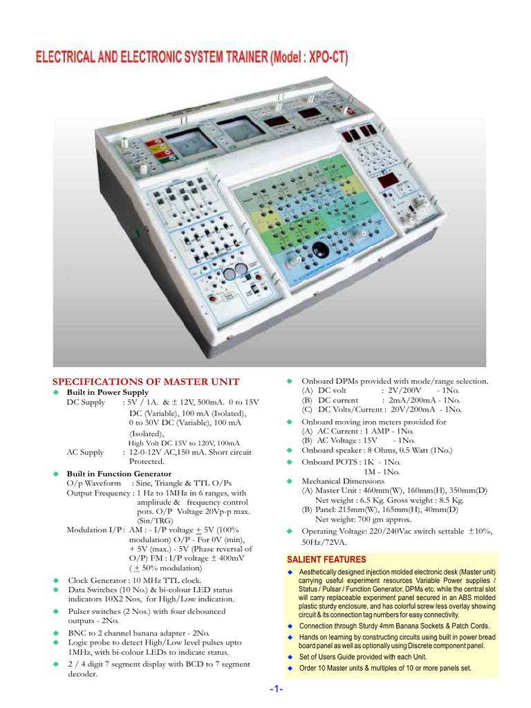 Xpo CT | PDF | Electronic Oscillator | Amplifier