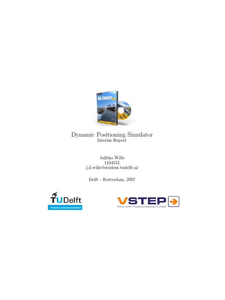 Dynamic Positioning Simulator | PDF | Propeller | Ships