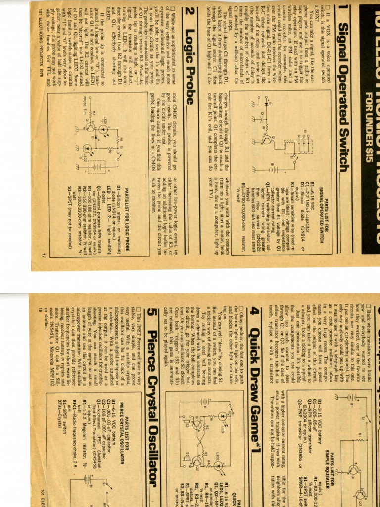 101 Electronics Projects 001 | PDF