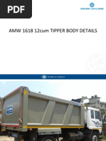 Tipper Specifications and Dimensions | PDF | Manufactured Goods | Vehicles