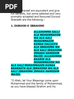 85 Types of Durood Shareef Collection | PDF | Prophets And Messengers ...
