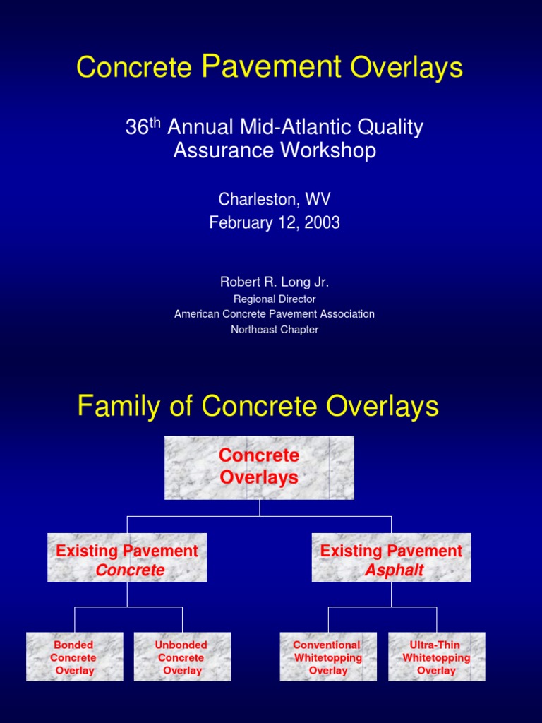 Concrete Pavement Overlays | PDF | Road Surface | Road Infrastructure