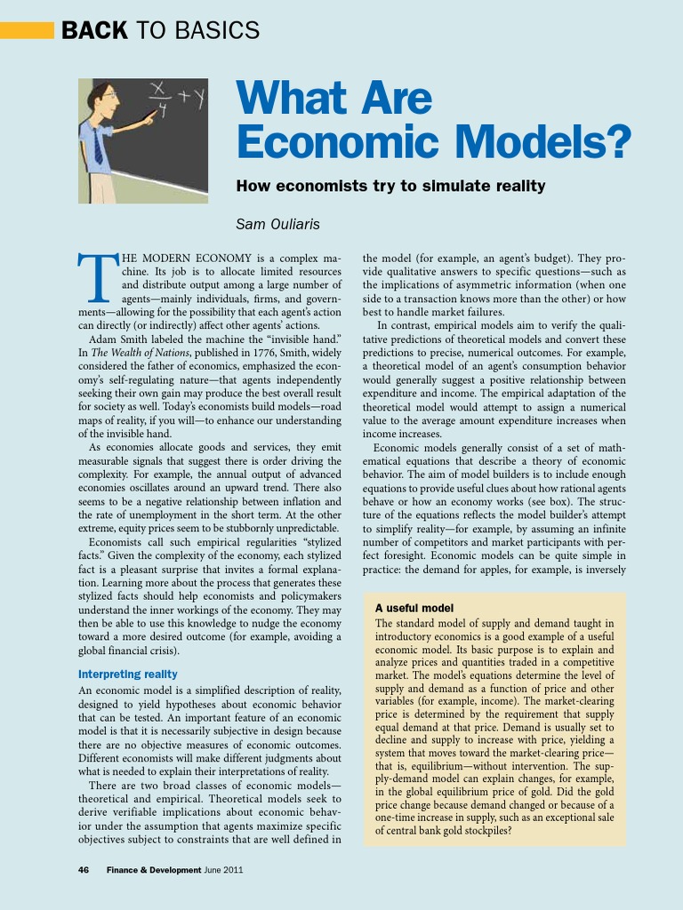 What Are Economic Models | PDF