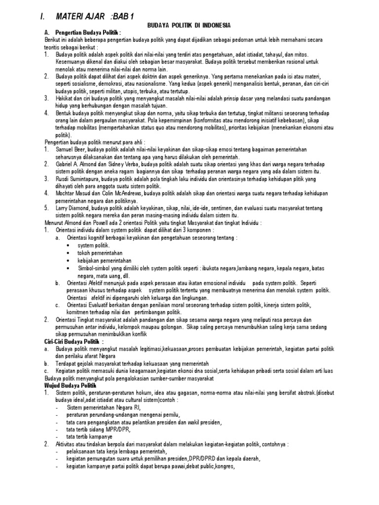 Materi Ajar PKN | PDF | Ilmu Sosial | Sains & Matematika