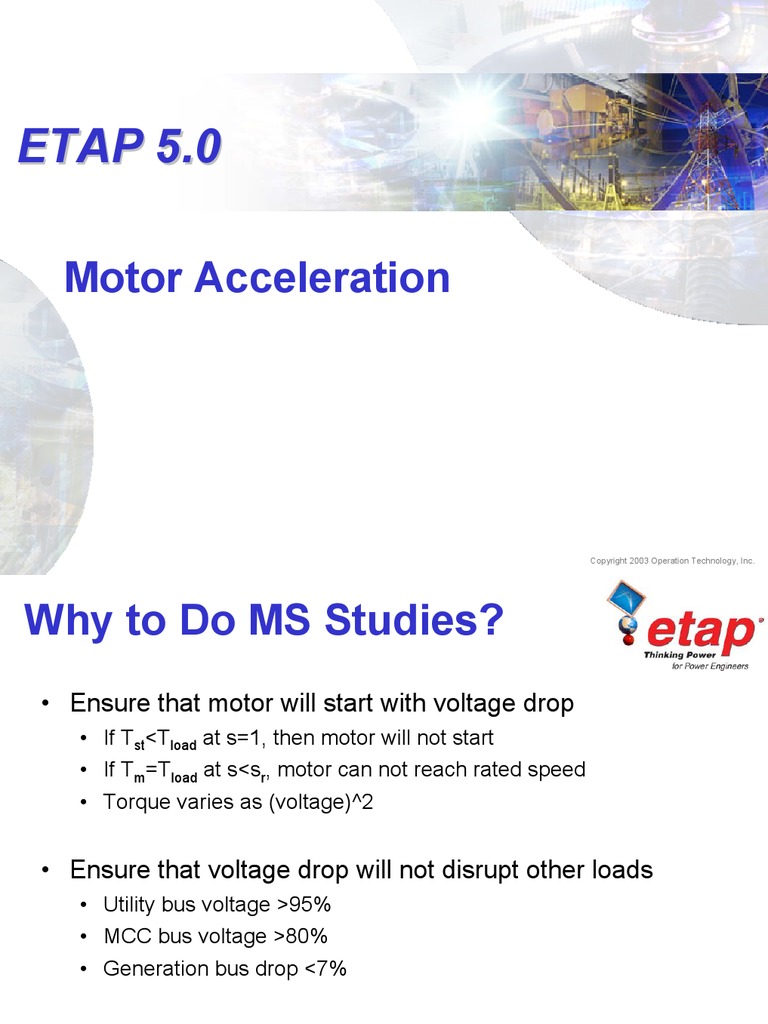 09 - Motor Acceleration | PDF | Electrical Equipment | Electrical ...