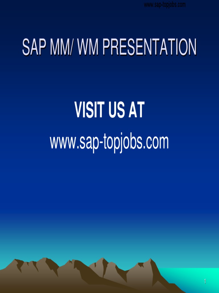 MM - Inventory Management PDF | PDF | Inventory | Valuation (Finance)