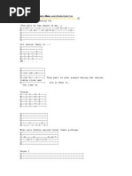 Time Solo Tab & Scale Diagrams (Pink Floyd) | PDF | Guitars | Chord (Music)