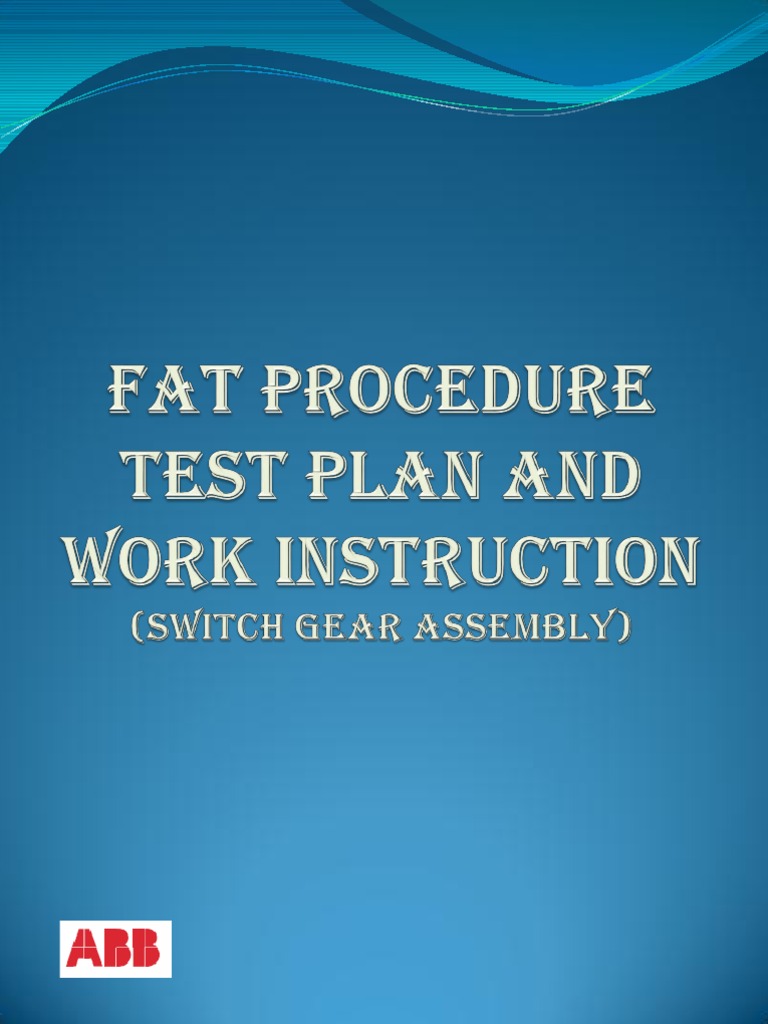 FAT PROCEDURE & TEST PLAN.pptx
