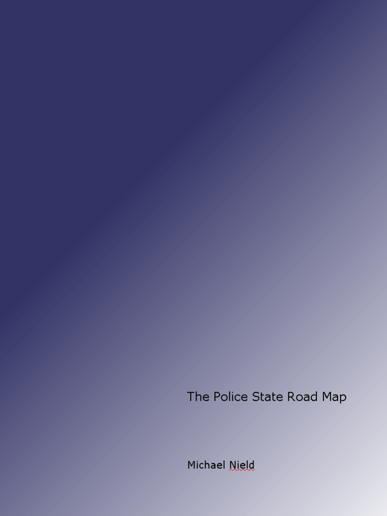 The Police State Road Map | PDF | Interest | Central Banks