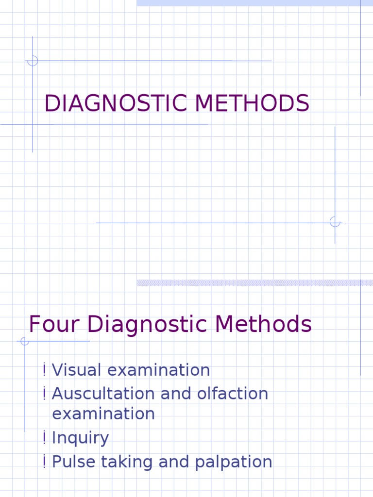 Diagnostic Methods | PDF | Pulse | Medical Diagnosis