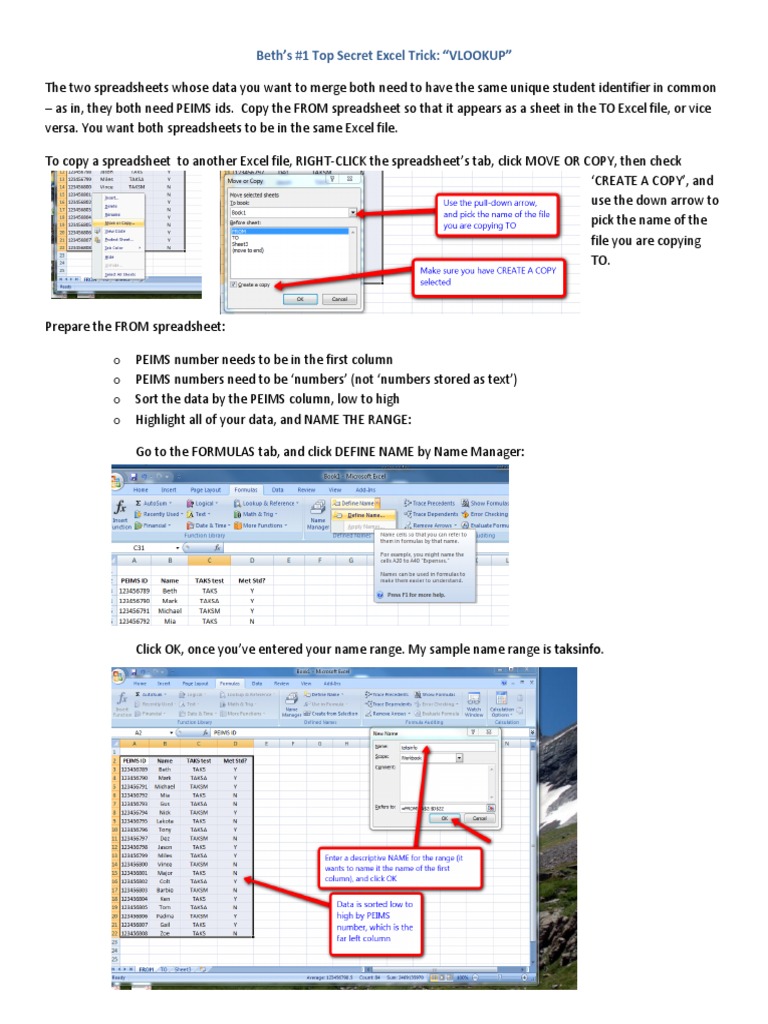 vlookup | Spreadsheet | Microsoft Excel