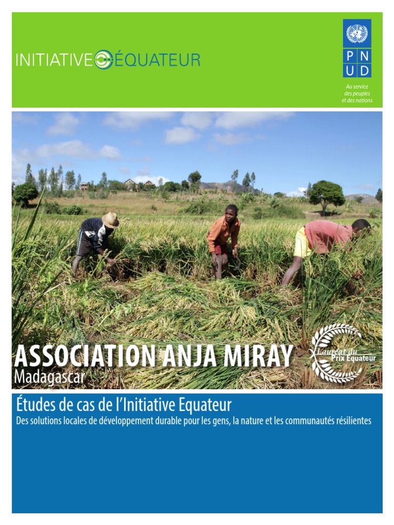 Études de Cas de L'initiative Equateur: ASSOCIATION ANJA MIRAY ...