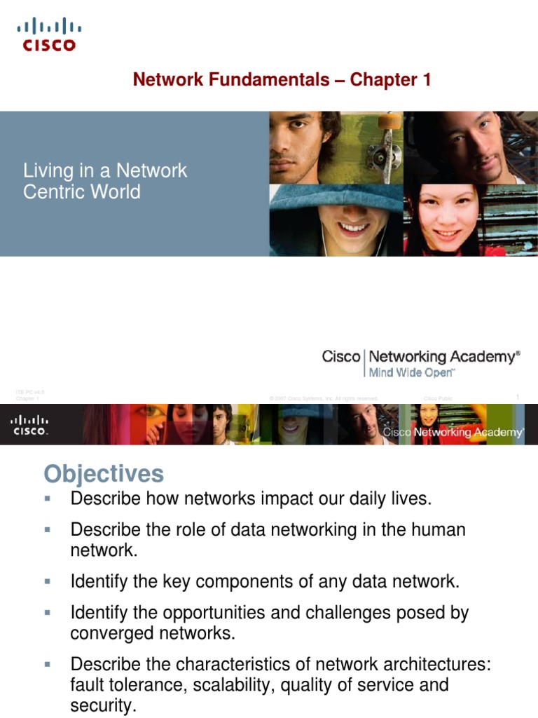 Network Fundamentals - Chapter 1: Living in A Network Centric World | PDF | Quality Of Service ...