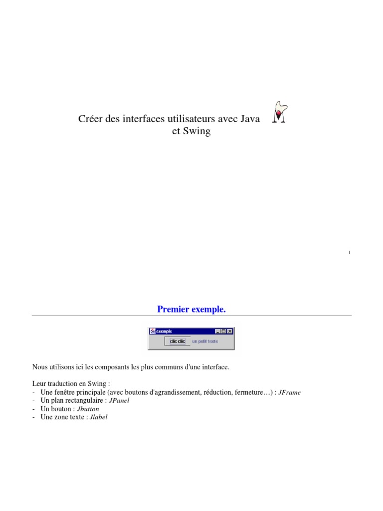 Créer Des Interfaces Utilisateurs Avec Java | PDF