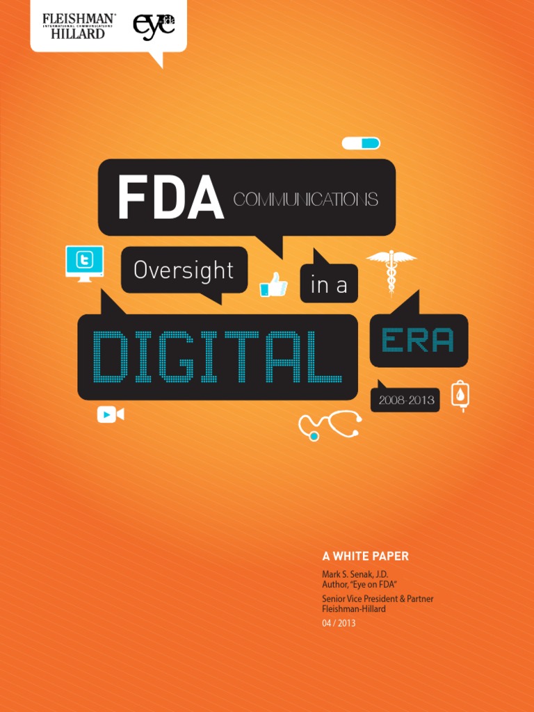FDA Communications Oversight in A Digital Era | PDF | Food And Drug ...