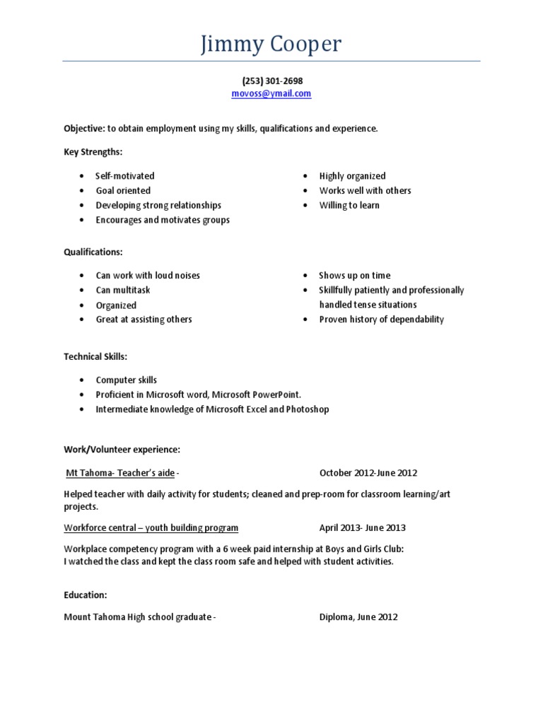 Jimmy Cooper | PDF | Career & Growth