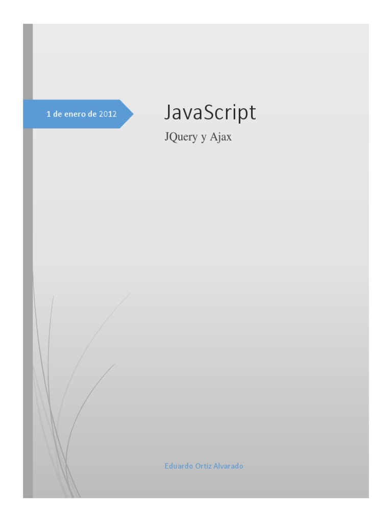 Introducción A JavaScript | PDF | Script Java | Json Introducción A JavaScript | PDF | Script Java | Json