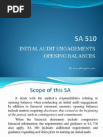 Auditing Initial Engagements | PDF | Financial Audit | Auditor's Report