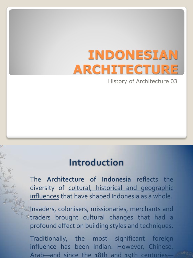 Indonesian Architecture | PDF | Religion And Belief