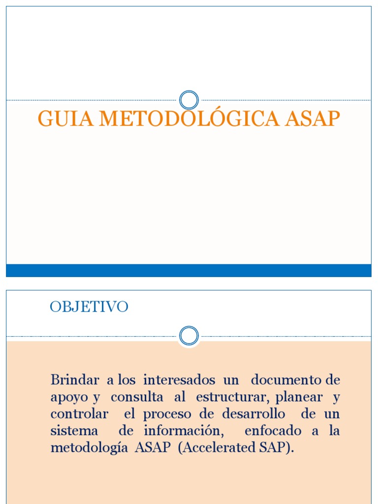 Asap | PDF | Sap Se | Procesos de negocio