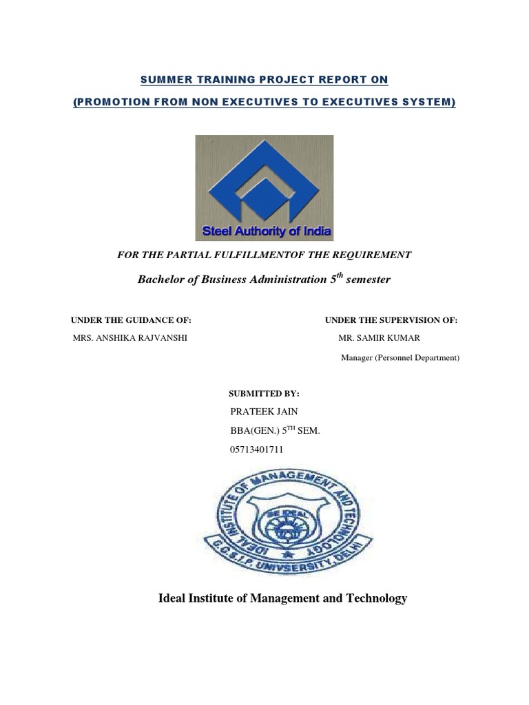 Sail Project | PDF | Human Resource Management | Business