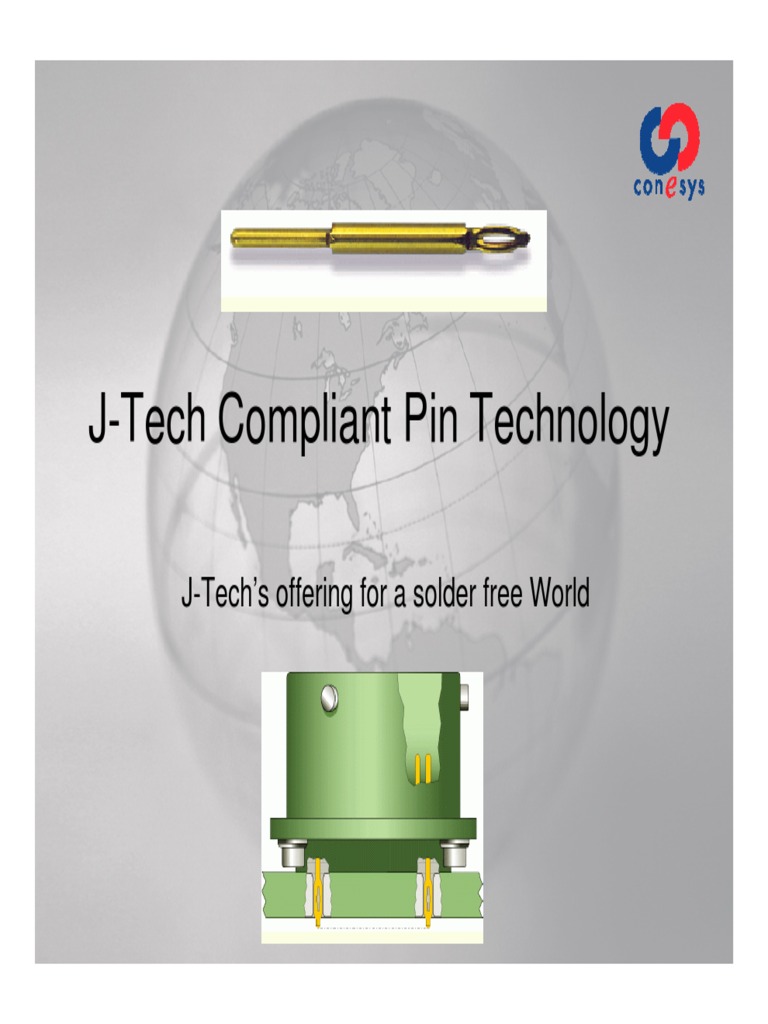 COMPLIANT_PIN.pdf | Electrical Connector | Printed Circuit Board