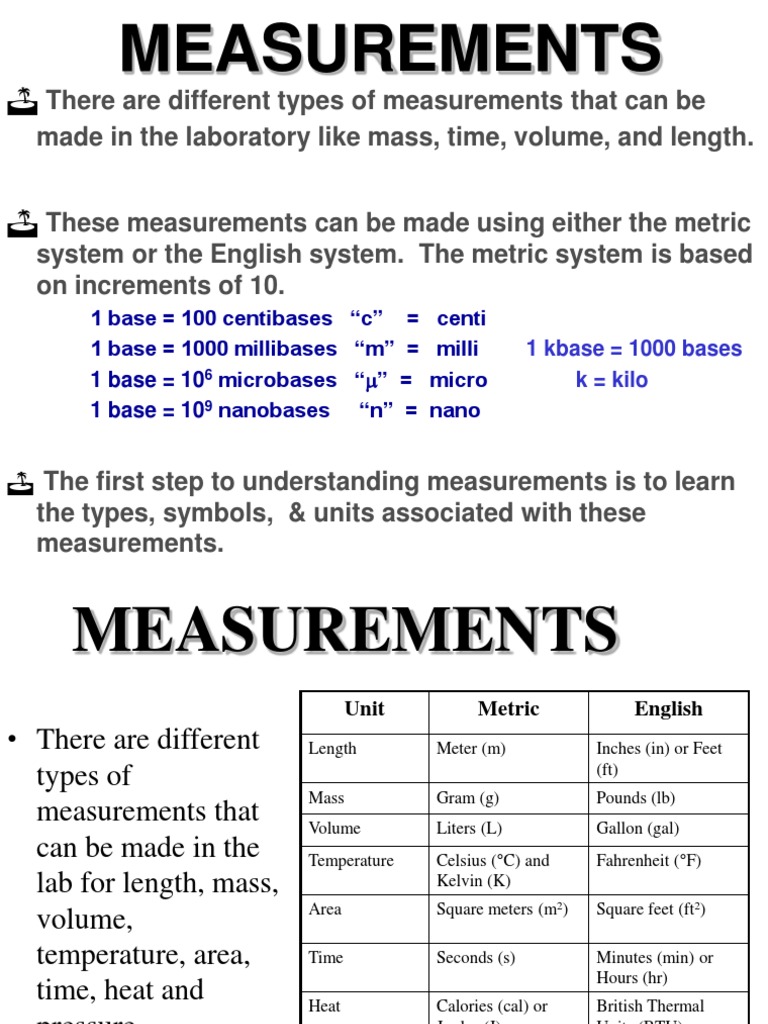 Measurement | PDF