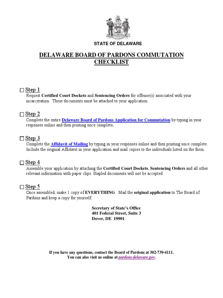 Commutation Application-Pack PDF | PDF | Pardon | Substance Abuse