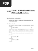 Modified Euler Method | PDF | Mathematical Objects | Mathematical Analysis