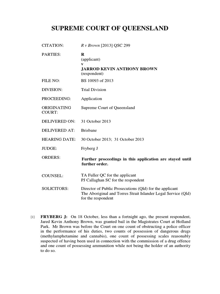 Supreme Court Orders: Proceeedings Stayed Over Jarrod Kevin Anthony ...